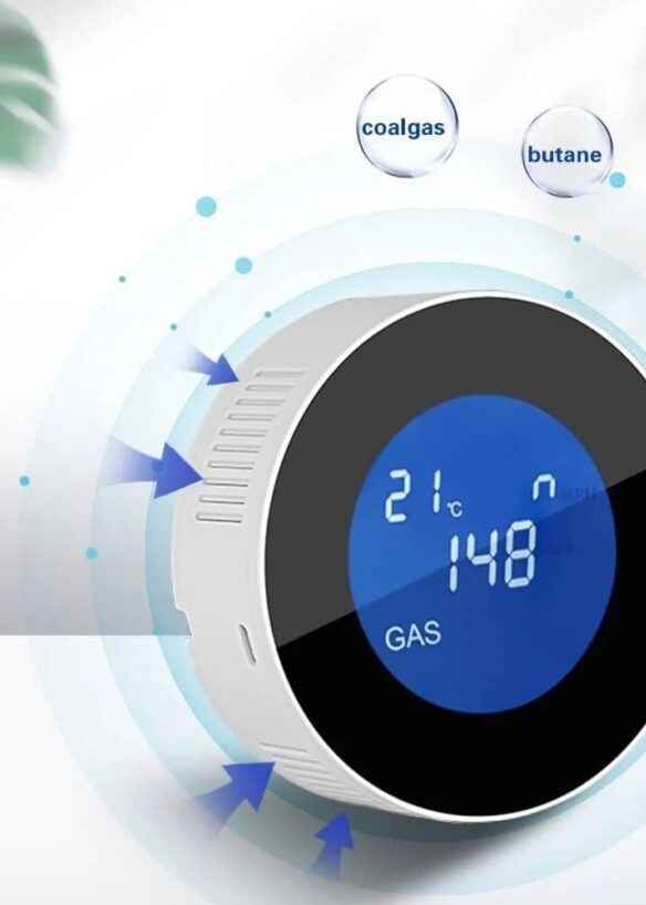 Smart Gas Leak Detector: GasNet-S4 | 4 in 1 WiFi Natural Gas Detector ...