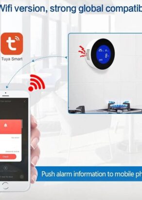 Smart Gas Leak Detector: GasNet-S4 | 4 in 1 WiFi Natural Gas Detector ...